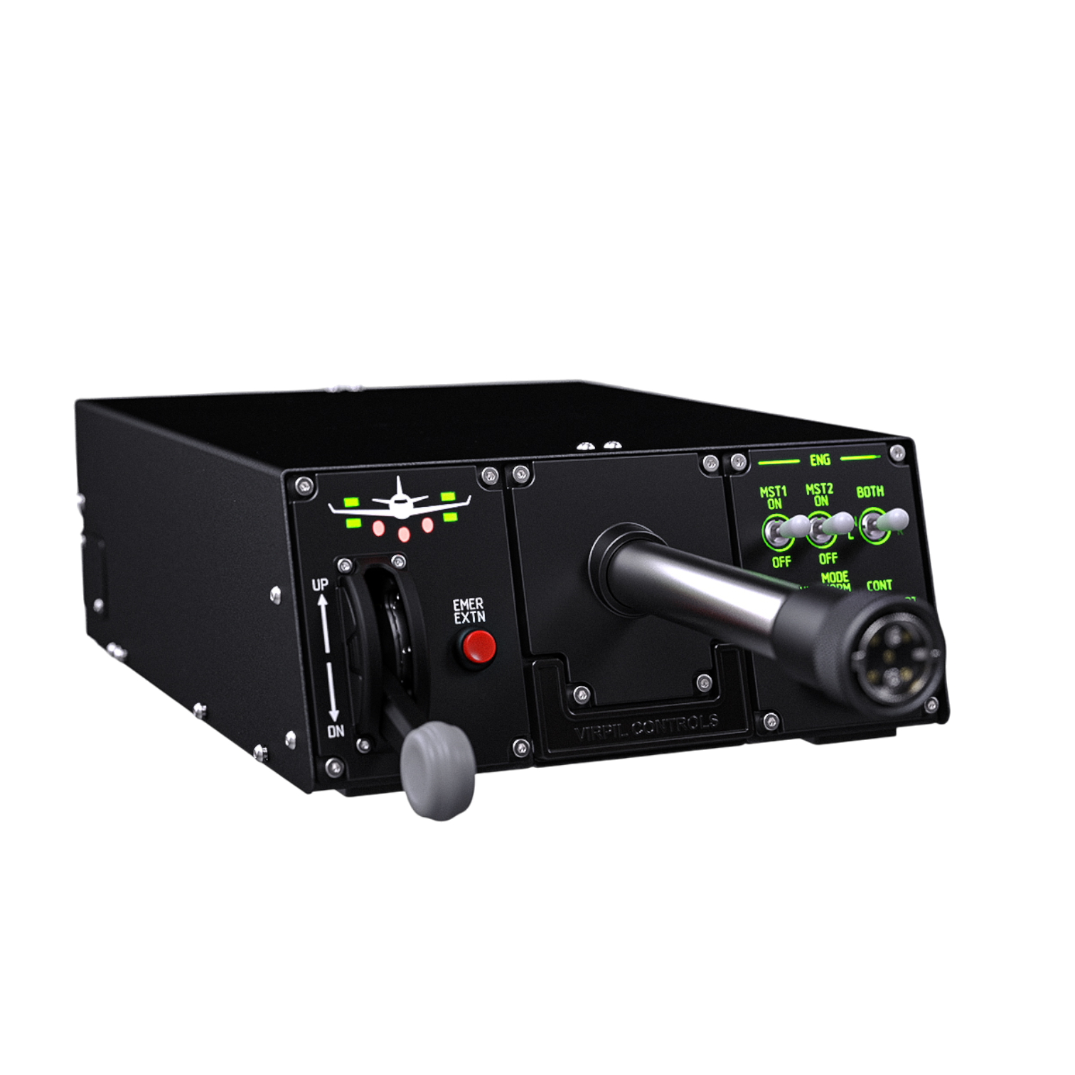 Base de yoke VPC Vector Flight con ejes ajustables 160 mm | Simufy