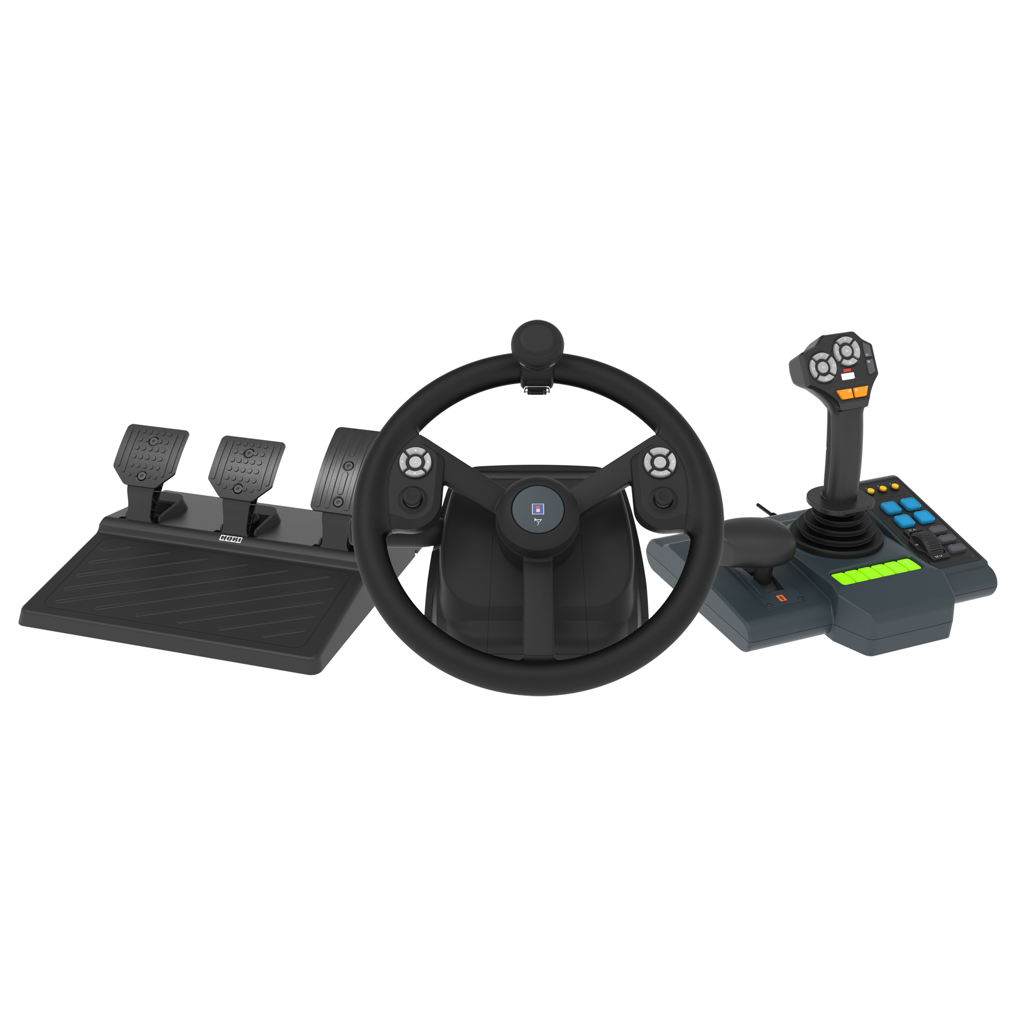 HORI Farming Simulator – Tractor wheel, pedals and multifunction panel ...
