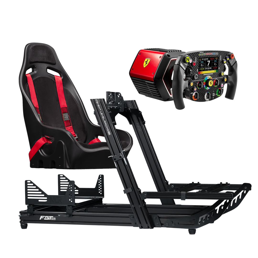 PACK Cockpit F-GT ELITE Lite + Asiento Elite ES1 + Ferrari Bundle Base ...