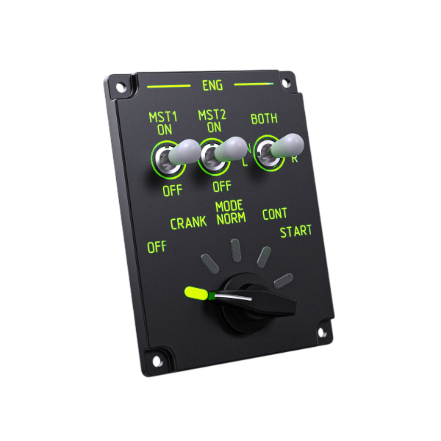 Vector Engine MCP Panel for Vector Yoke with 5-position start | Simufy