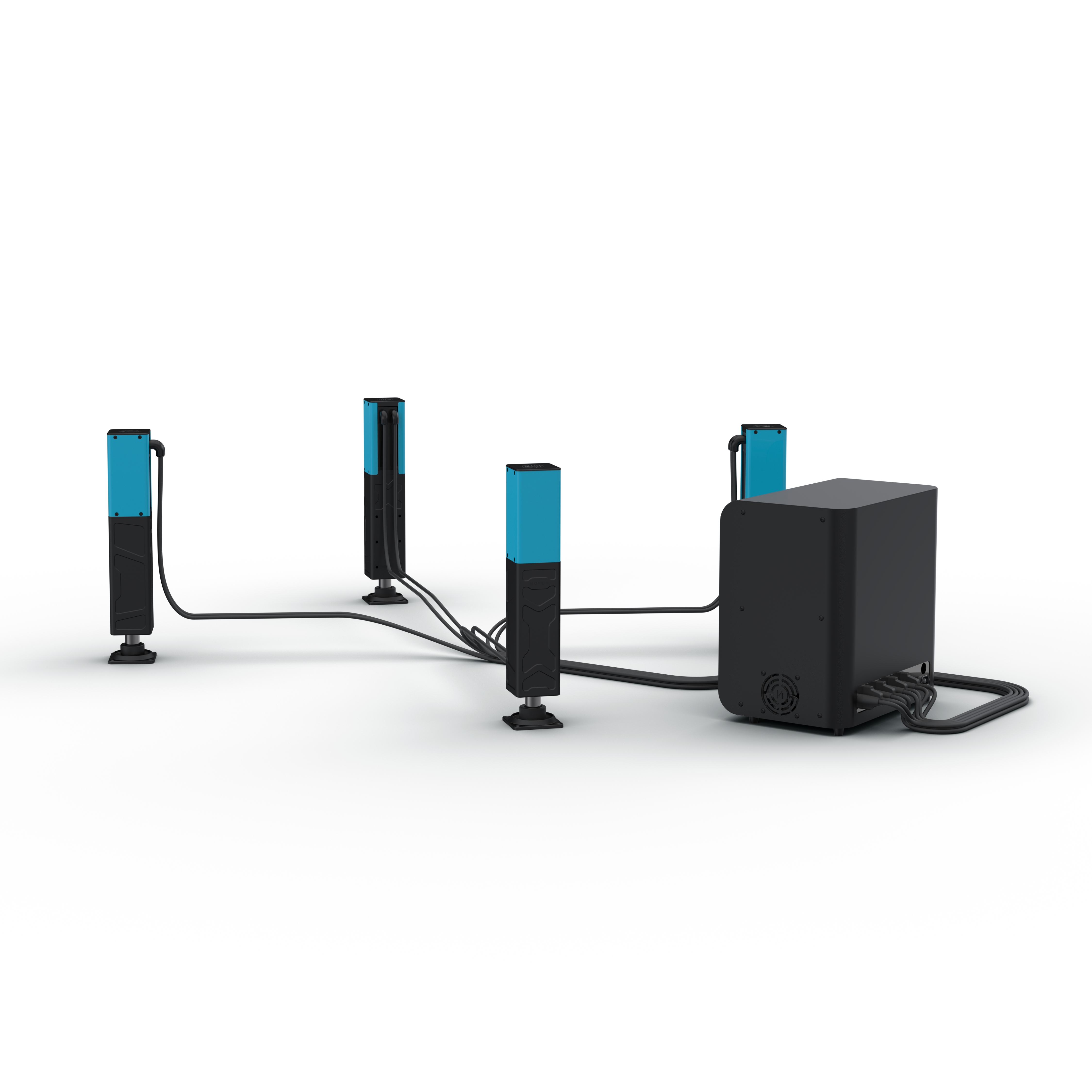 Simracing Novus X 3DOF Motion Kit | 4 Actuators SimHub | Simufy